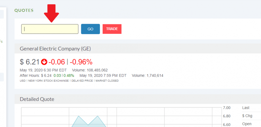 Ticker Symbol - Personal Finance Lab